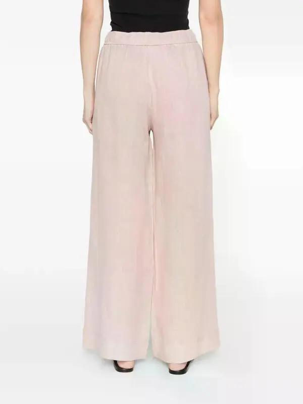 Marella Drawstring-fastening Palazzo Pants - Pink
