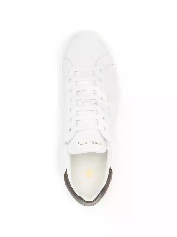 MANUEL RITZ Leather Panel Sneakers