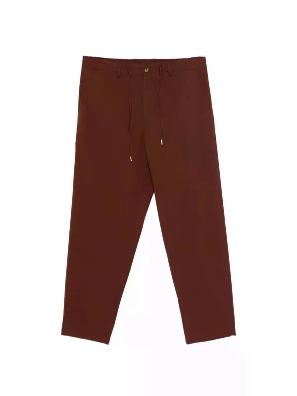 BRIGLIA 1949 Covents Drawstring Trousers - Brown