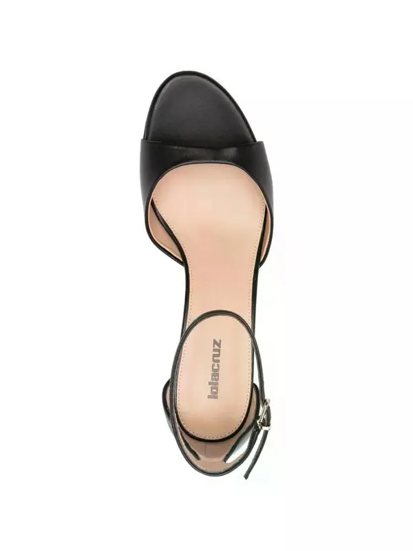 Lola Cruz Ankle-strap Sandals - Black
