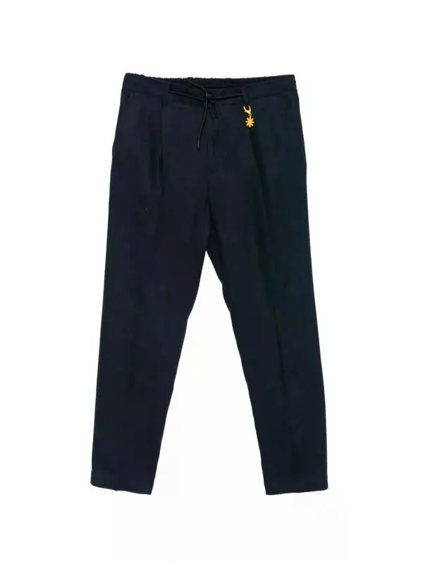 MANUEL RITZ Elasticated Trousers - Blue