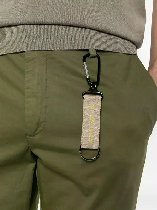 MANUEL RITZ Slim Fit Trousers - Green