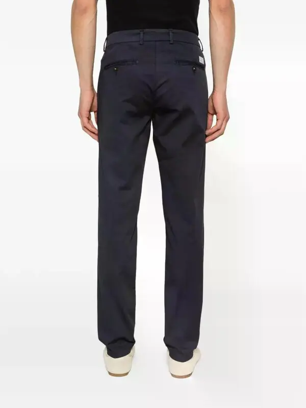 MANUEL RITZ Pleated Micro-texture Trousers