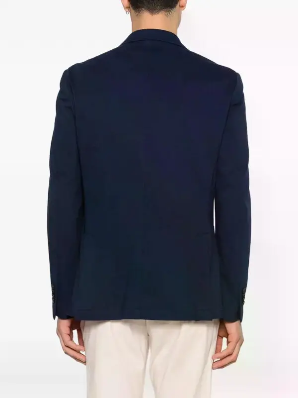 MANUEL RITZ Pique Jersey Jacket - Blue