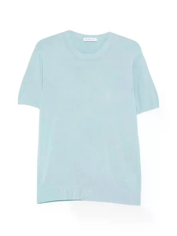 MANUEL RITZ Cotton T-shirt - Blue