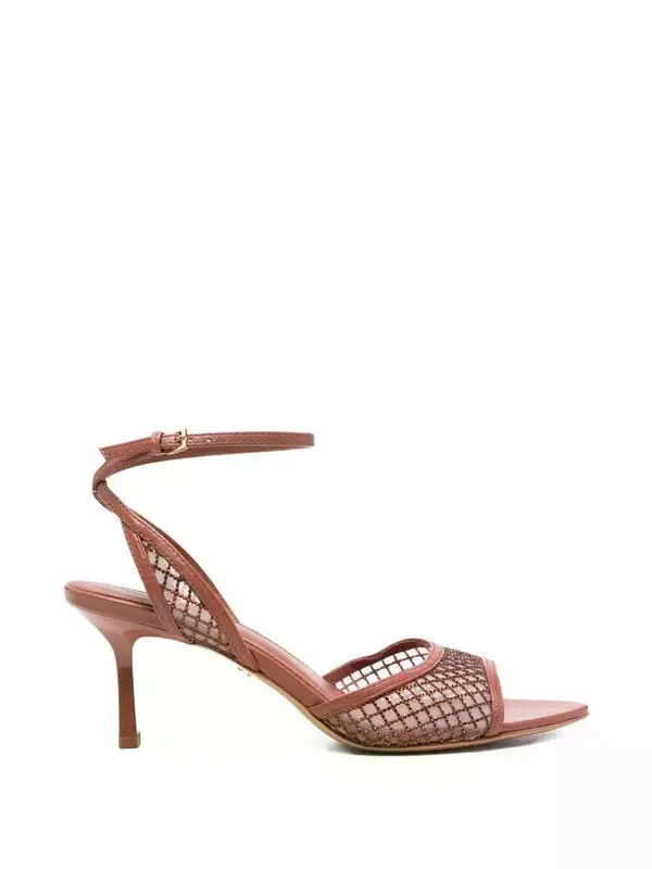Lola Cruz Ruby Crystal-embellished Sandals