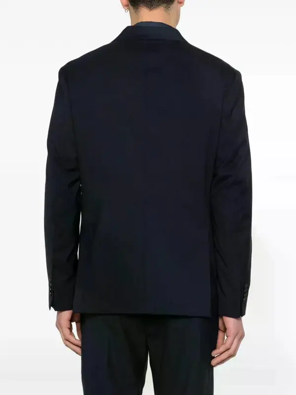 MANUEL RITZ Fresco Wool Jacket - Blue
