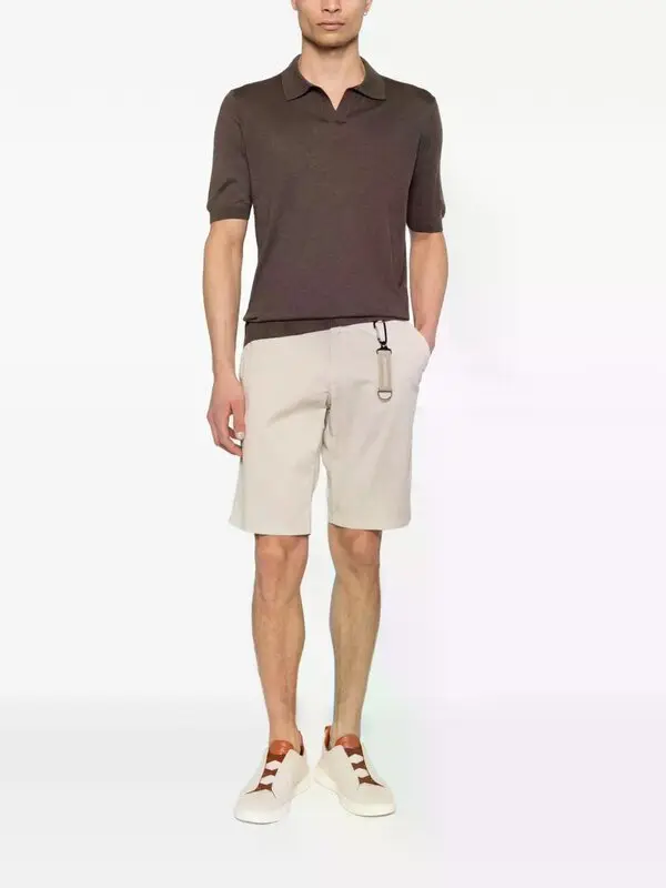 MANUEL RITZ Chino Twill Shorts - Neutrals
