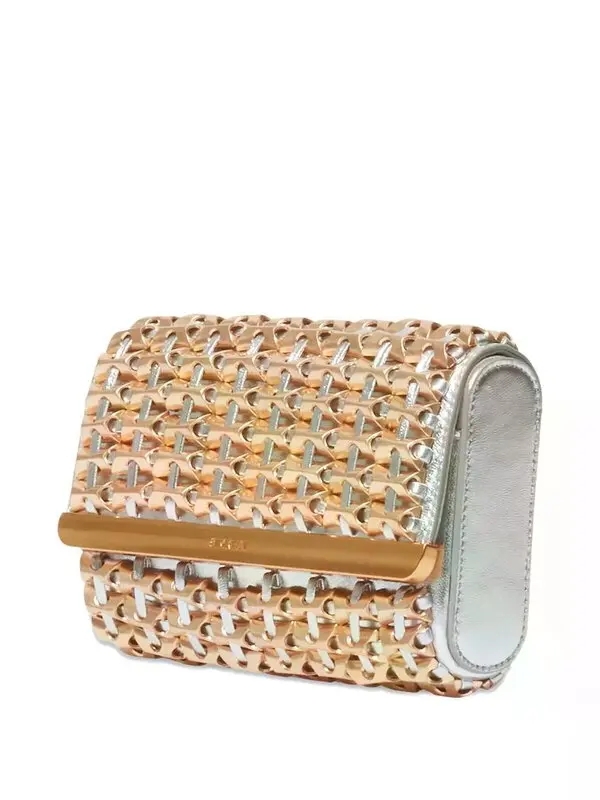 Simkhai Rola Beaded Metallic Clutch