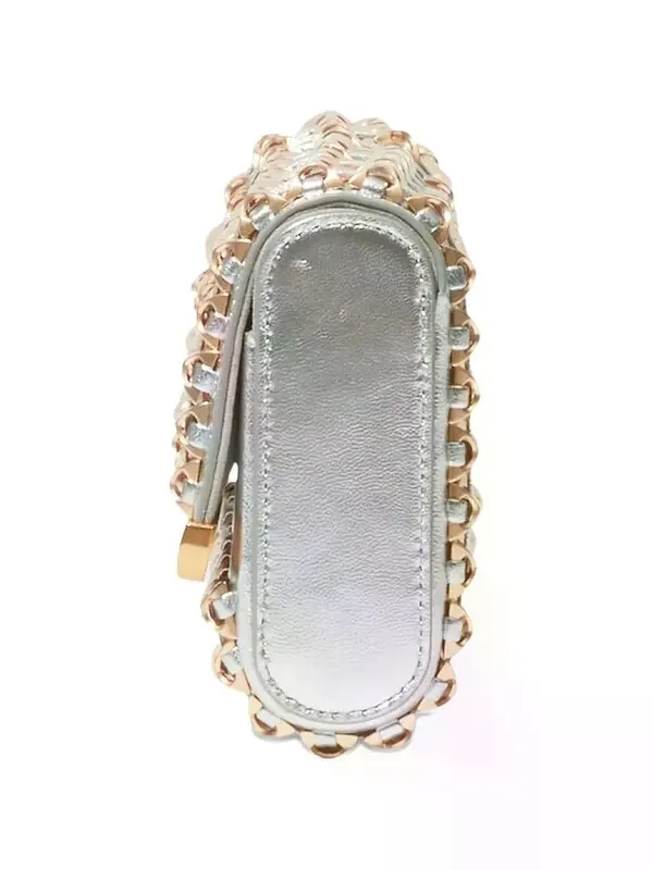 Simkhai Rola Beaded Metallic Clutch