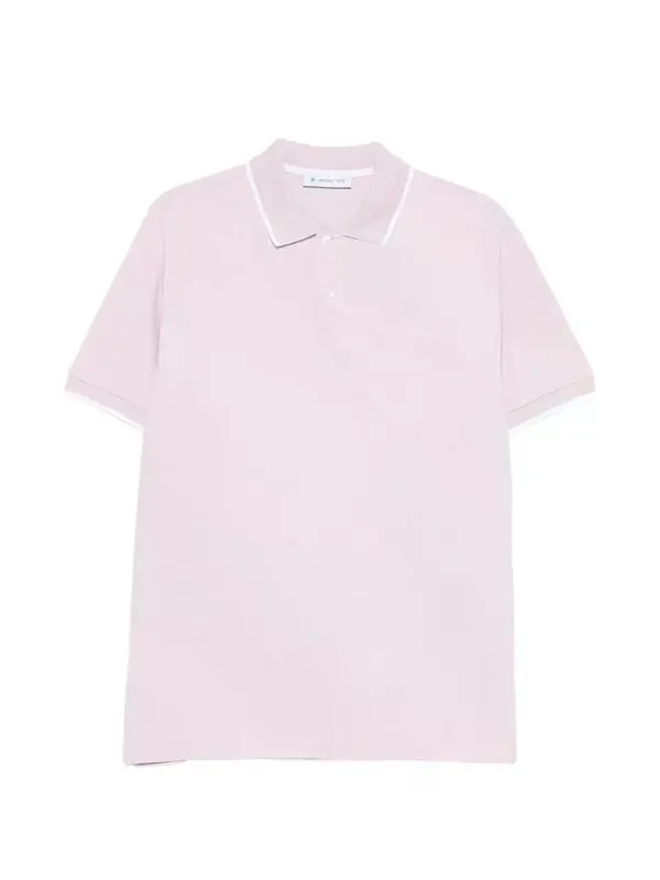 MANUEL RITZ Contrasting-trim Polo Shirt