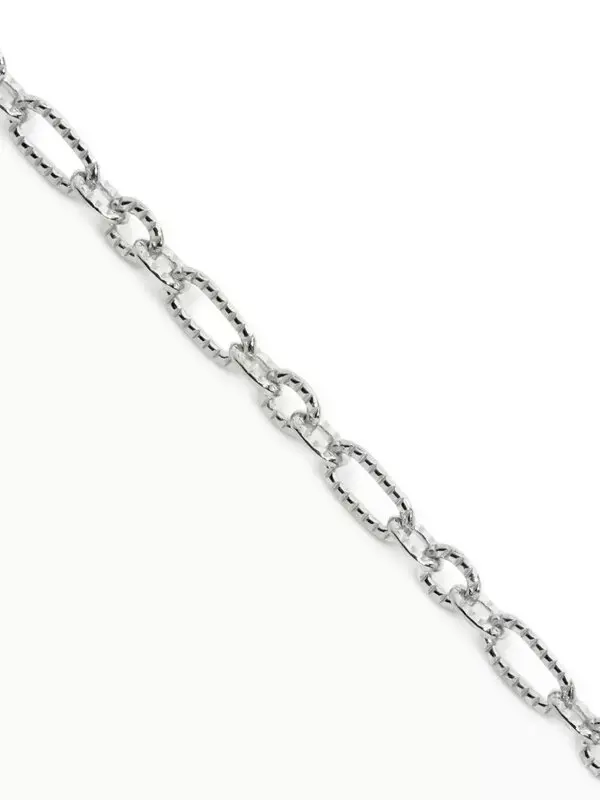 Monica Vinader Textured Link Chain Bracelet