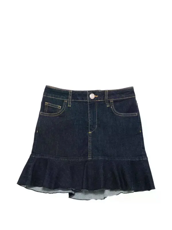 Liu Jo Mini Skirt With Ruffle Trim