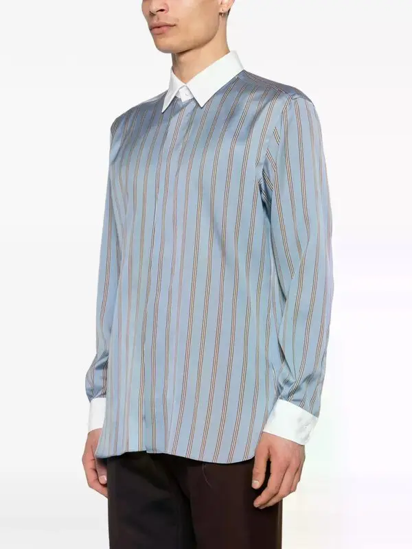 TOM FORD Striped Shirt - Blue