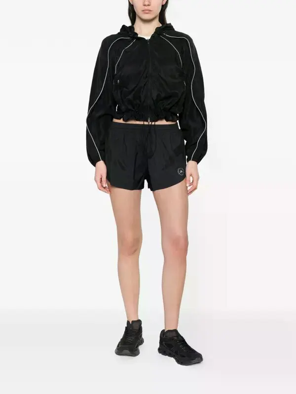 Adidas By Stella McCartney Hooded Panelled Jacket