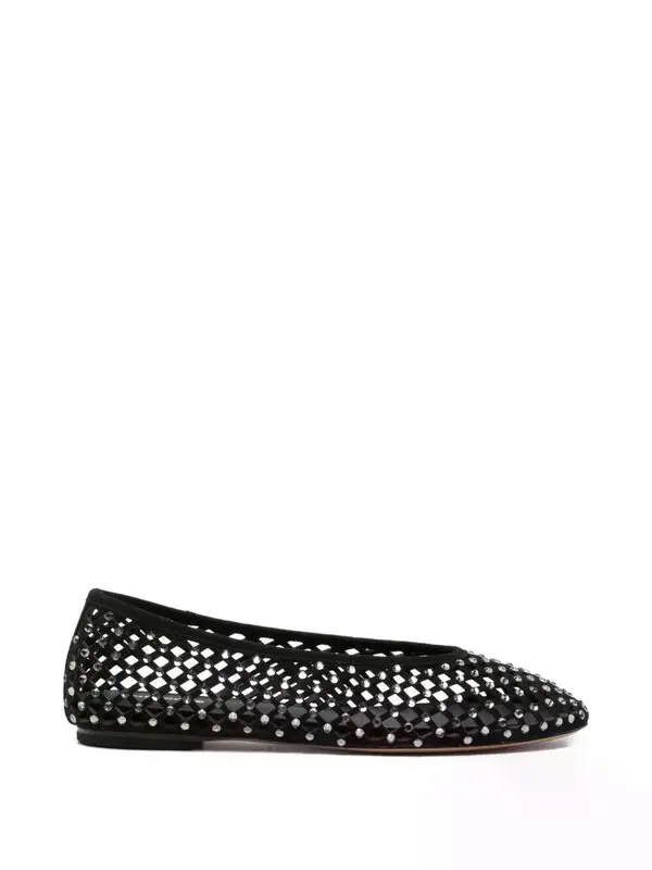 Lola Cruz Embellished Ballet Flats