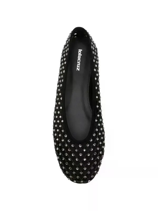 Lola Cruz Embellished Ballet Flats