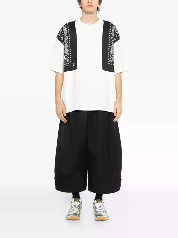 MASTERMIND WORLD Bandana-print T-shirt - White