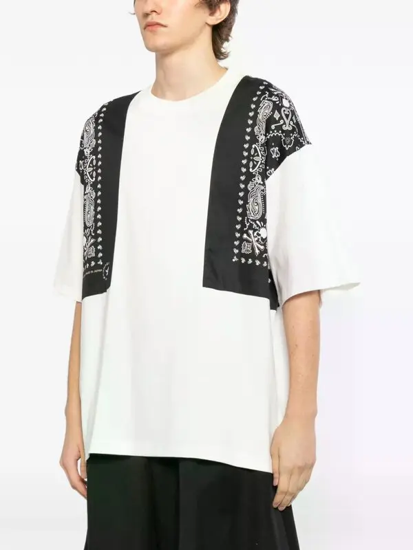 MASTERMIND WORLD Bandana-print T-shirt - White