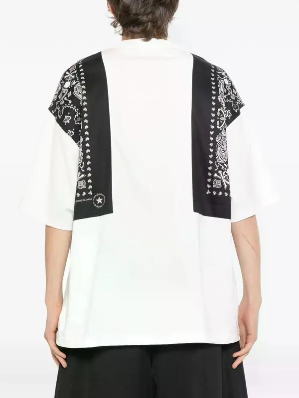 MASTERMIND WORLD Bandana-print T-shirt - White
