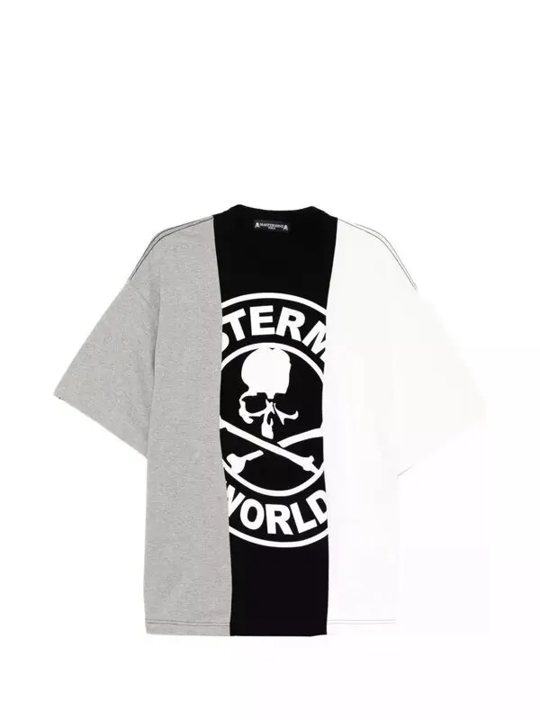 MASTERMIND WORLD Colourblock Skull Graphic T-shirt