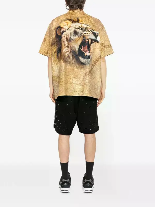 MASTERMIND WORLD Lion-print Shirt