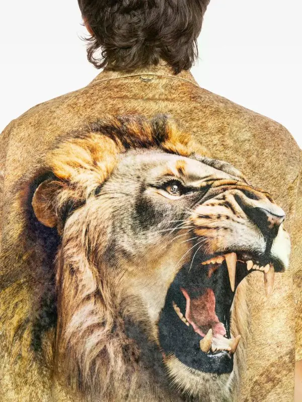 MASTERMIND WORLD Lion-print Shirt
