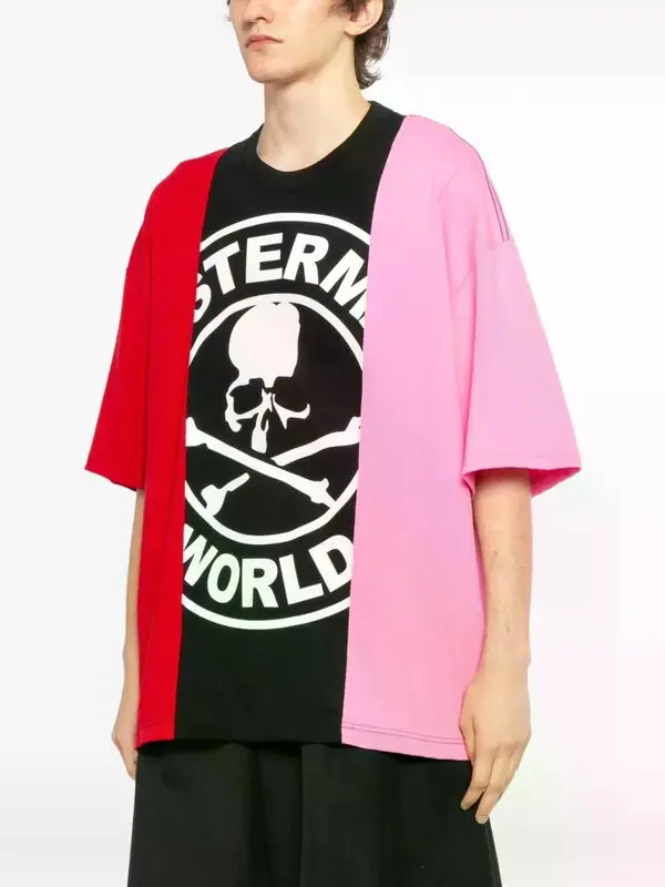 MASTERMIND WORLD Colour-block T-shirt