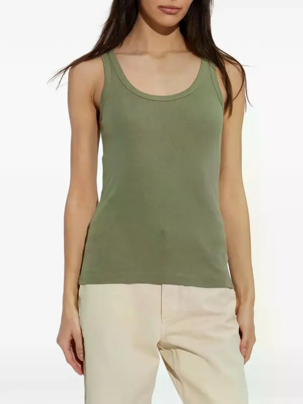 BY MALENE BIRGER Organic Cotton Tank Top - Green