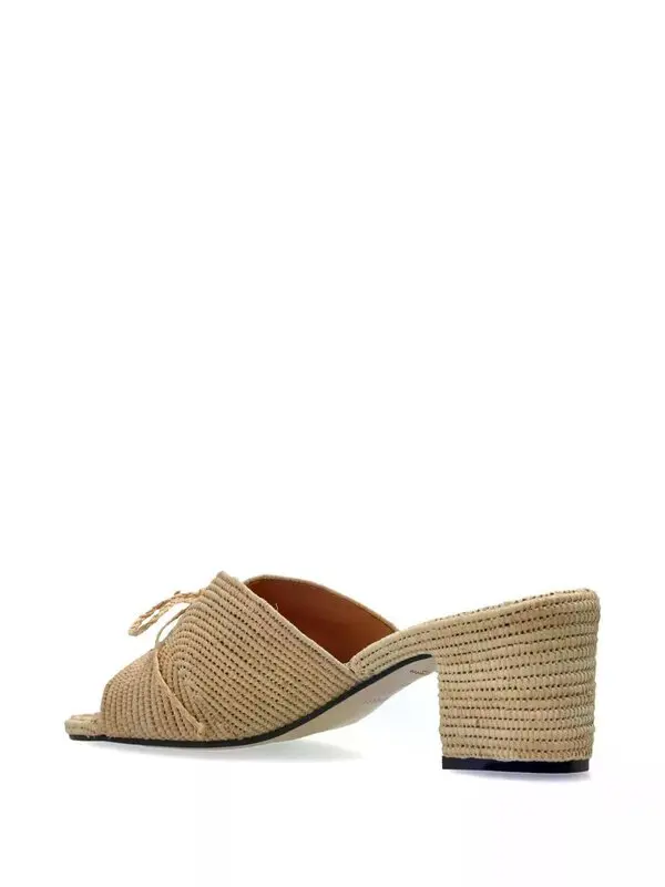 ODISSI Bow-detail Open Toe Sandals - Neutrals