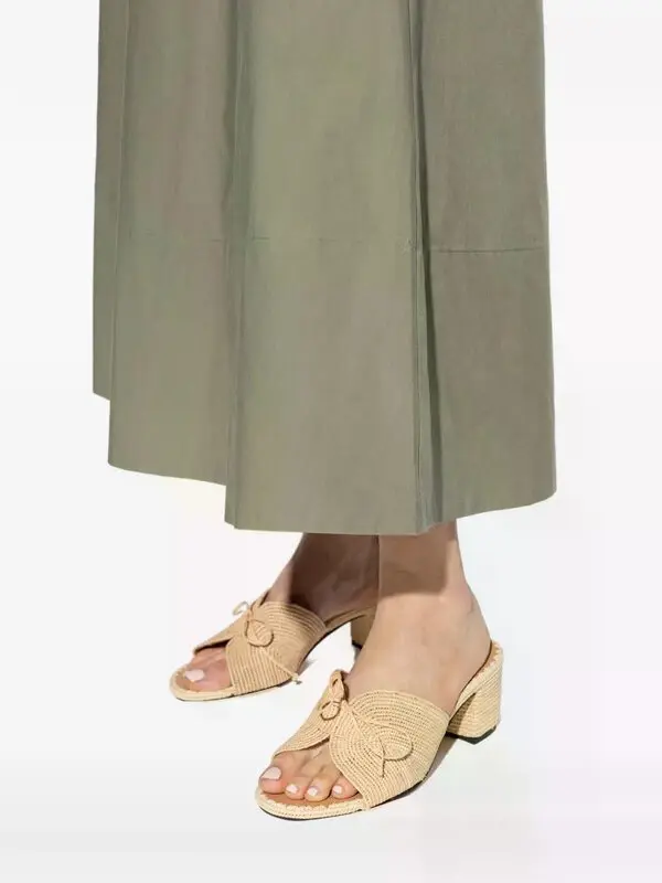 ODISSI Bow-detail Open Toe Sandals - Neutrals