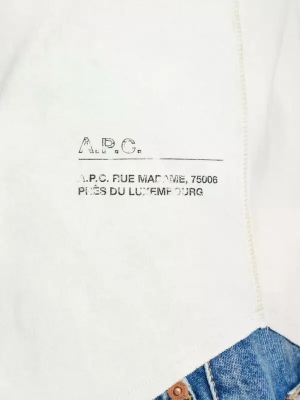 A.p.c. Raglan-sleeves T-shirt - Neutrals