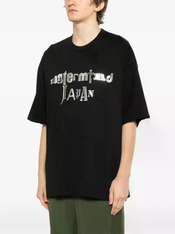 MASTERMIND WORLD Logo-print T-shirt - Black