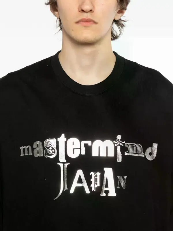 MASTERMIND WORLD Logo-print T-shirt - Black