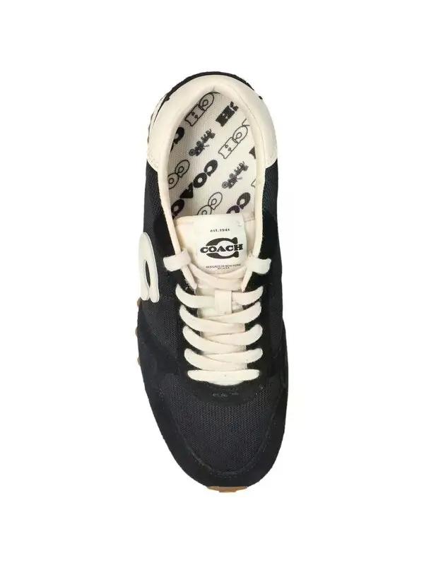 COACH Logo Detail Sneakers - Black