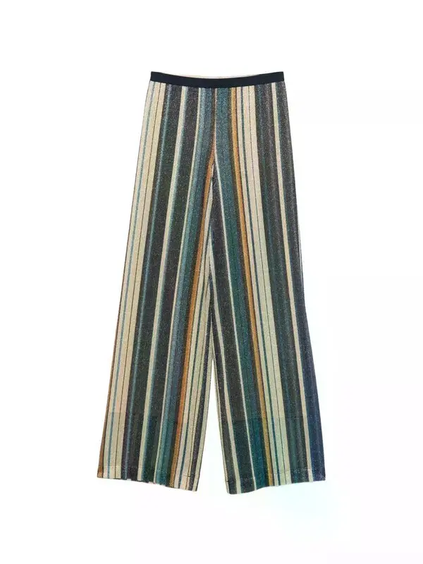SIYU Zoe Striped Trousers - Blue
