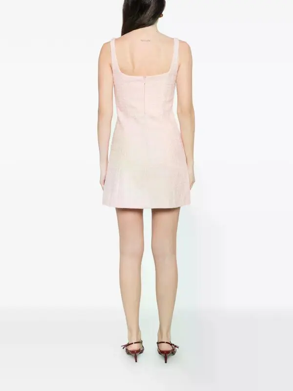 Alice + Olivia Sweetheart-neck Mini Dress