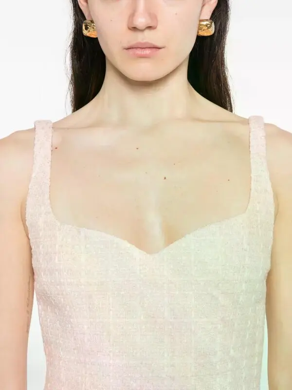 Alice + Olivia Sweetheart-neck Mini Dress