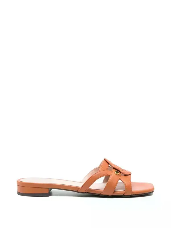 COCCINELLE Logo-detail Sandals - Brown