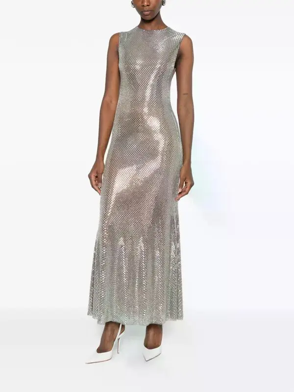 SELF-PORTRAIT Sleeveless Maxi Dress