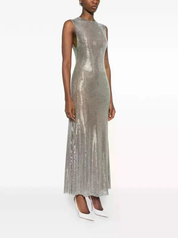 SELF-PORTRAIT Sleeveless Maxi Dress