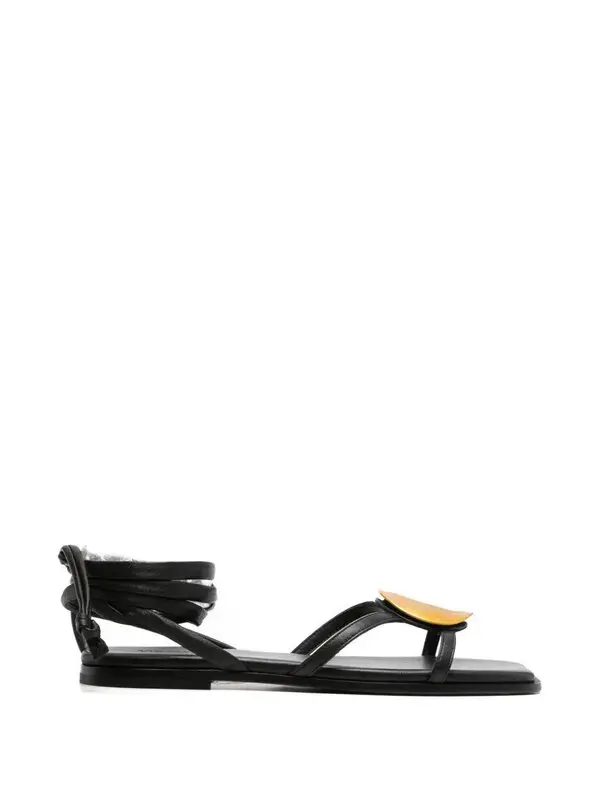 VIC MATIE Baron Wrap Leather Sandals
