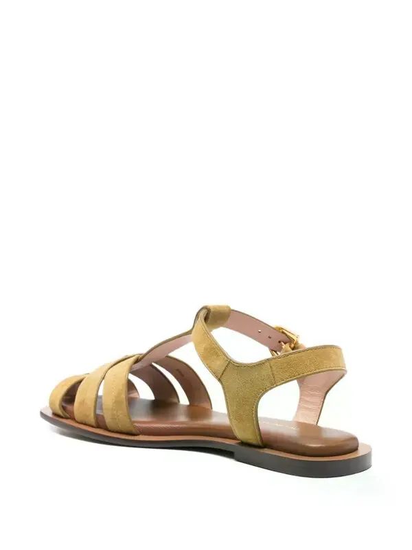 COCCINELLE Suede Woven Sandals