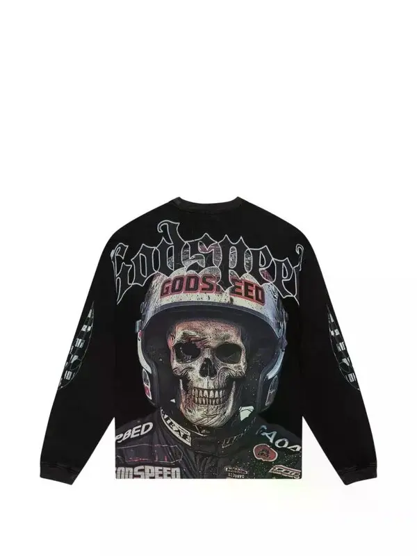GODSPEED Graphic Print Long-sleeve T-shirt