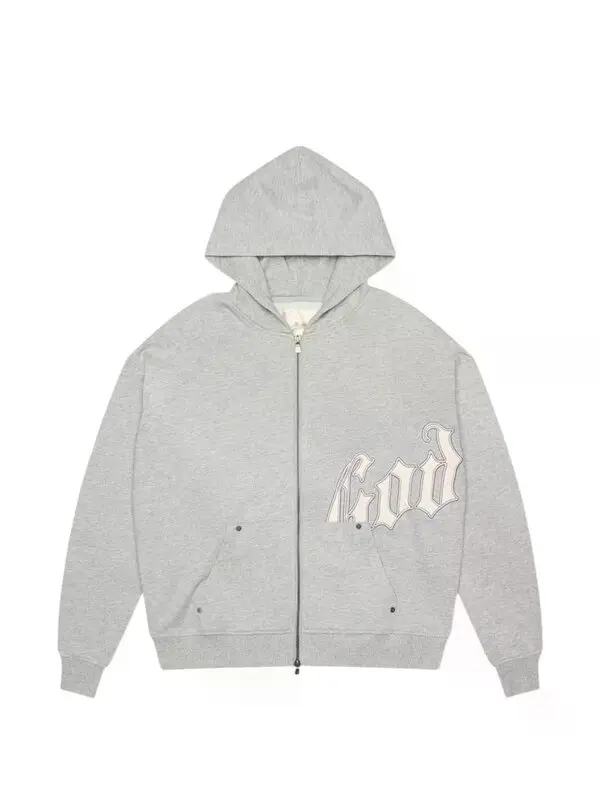 GODSPEED Stripe-trim Jersey Tracksuit - Grey