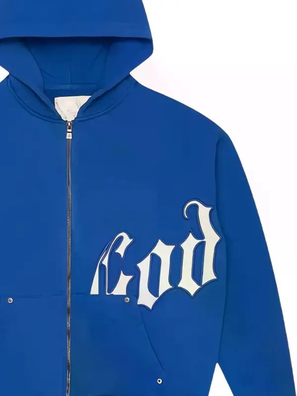 GODSPEED Logo Zip Hoodie - Blue