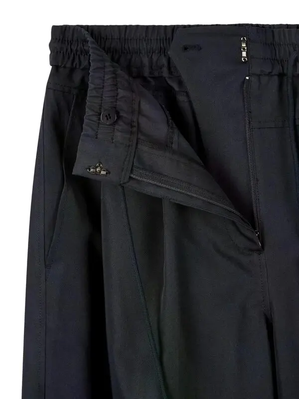 STUDIO TOMBOY Pleated Wide-leg Trousers - Blue
