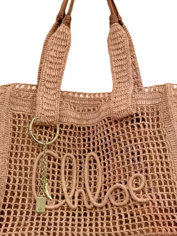 Chloé Openwork Logo Tote