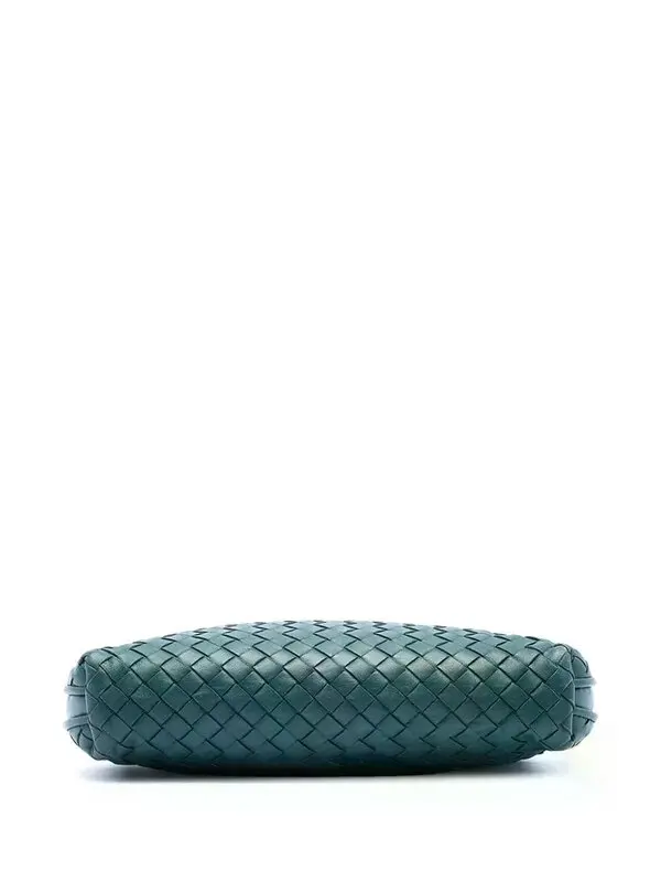 Bottega Veneta 2012-2026 Nappa Intrecciato Nodini Crossbody Bag - Blue