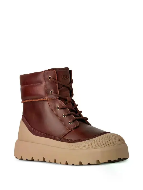 UGG Neumel Lace-up Lug-sole Boots - Brown